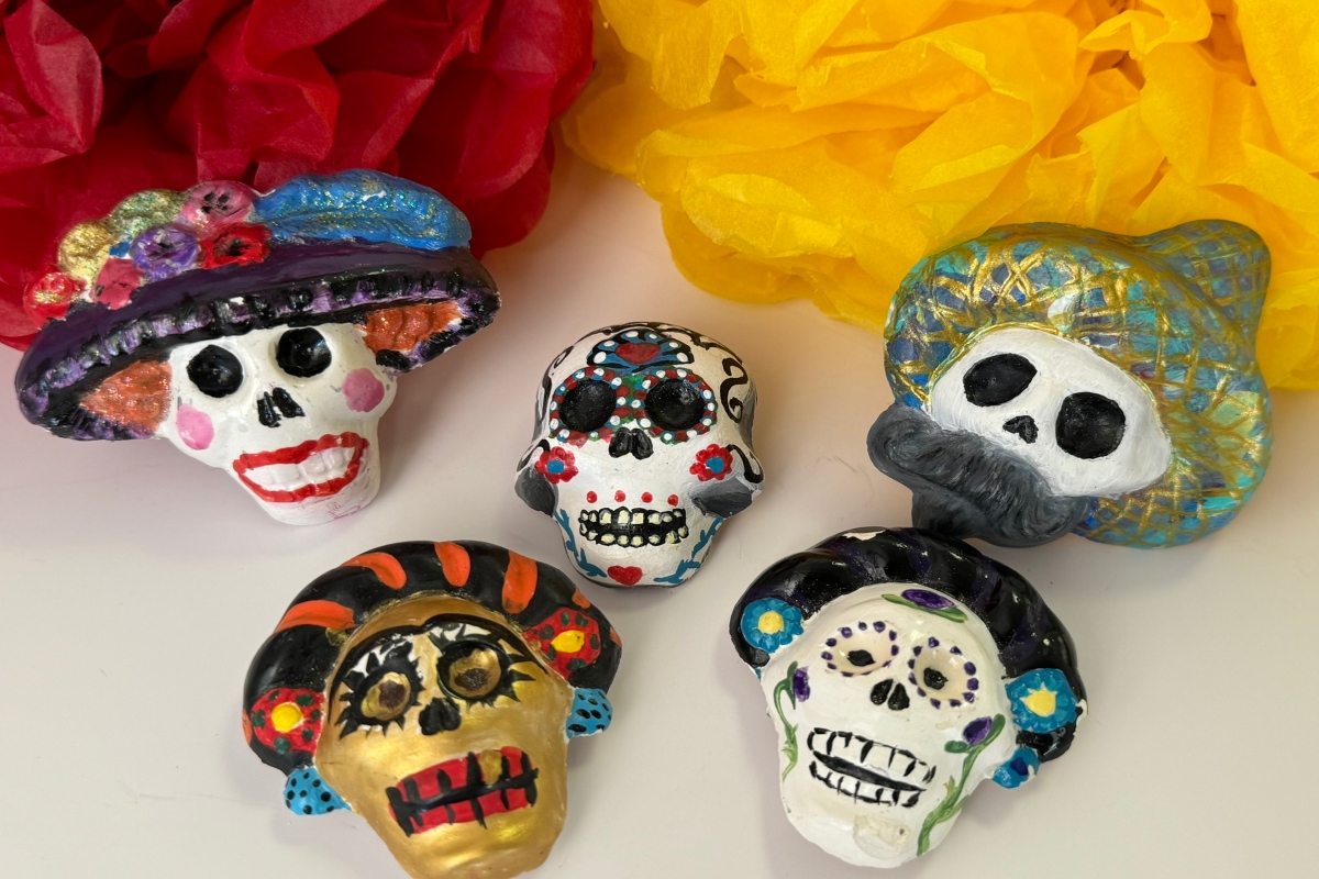 Anne's Treasures | Mexican Day of the Dead Refrigerator Magnets ...